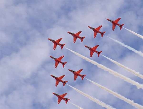 The Red Arrows - Fly a jet fighter