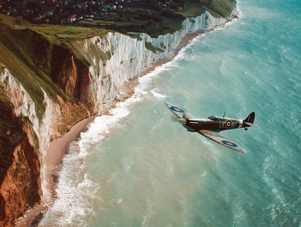 Swansea Spitfire Flight – Fly Over Coastal Wales in a WWII Icon