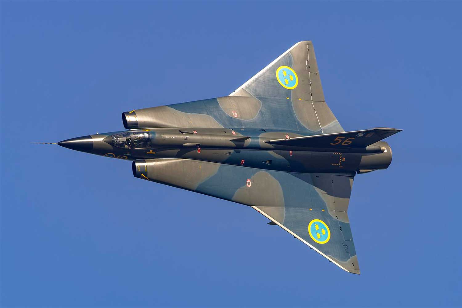 The Saab J35 Draken and its revolutionary double delta wing