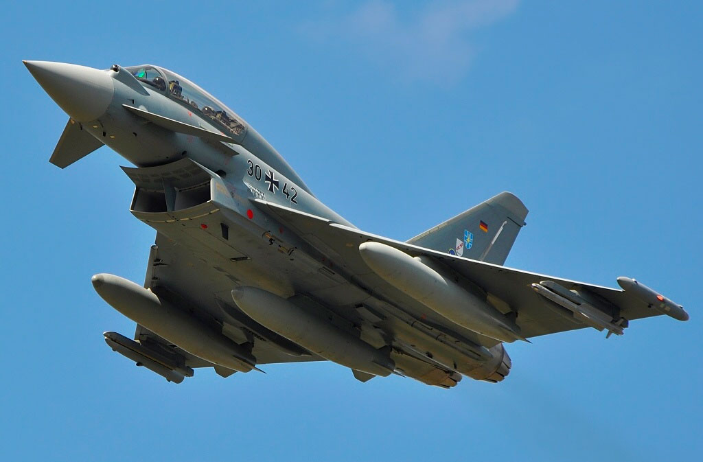 The Eurofighter threatened without stealth, but buoyed by its sensors